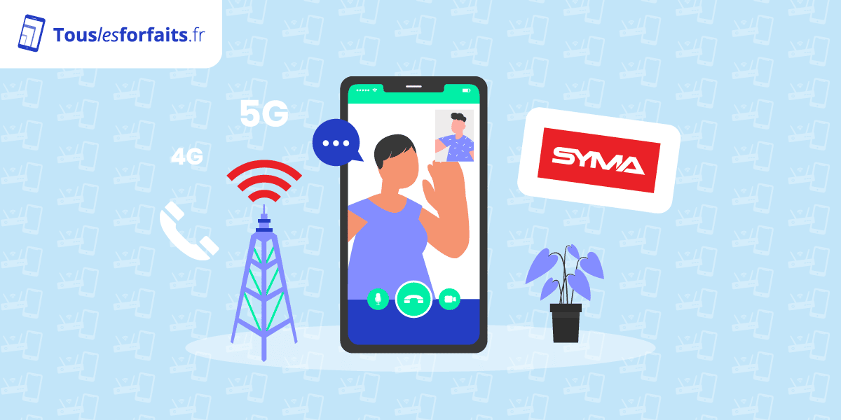 Réseau mobile Syma : débits et couverture réseau 4G et 5G